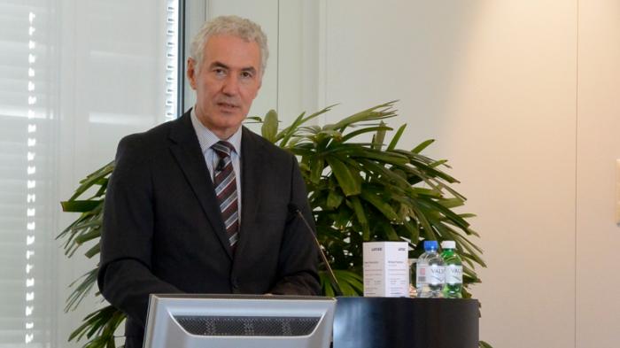 Lonza-Firmenchef Richard Ridinger zeigte sich bei der Präsentation der ...
