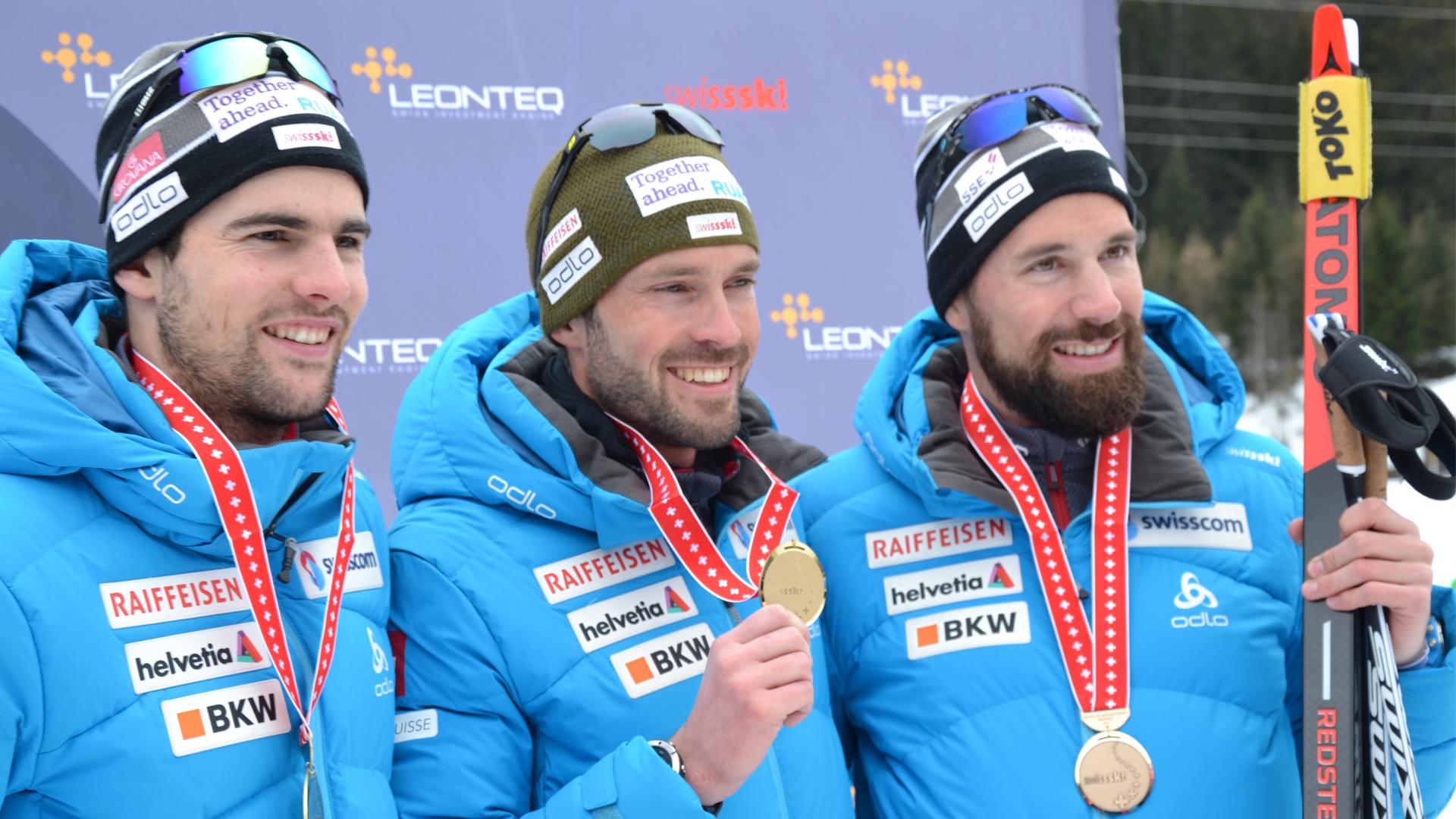 Beim Massenstartrennen an den Biathlon-Schweizermeisterschaften siegt ...