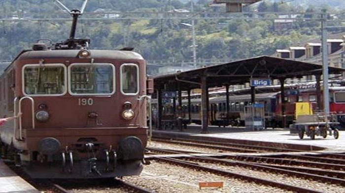 Der Bahnhof Brig hat sich in der Vergangenheit immer wieder verändert ...