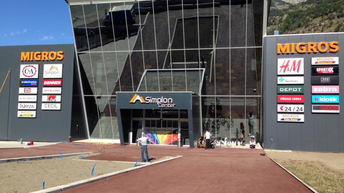 Am Freitag wird der zweite Teil des Simplon Centers eröffnet. Quelle: rro