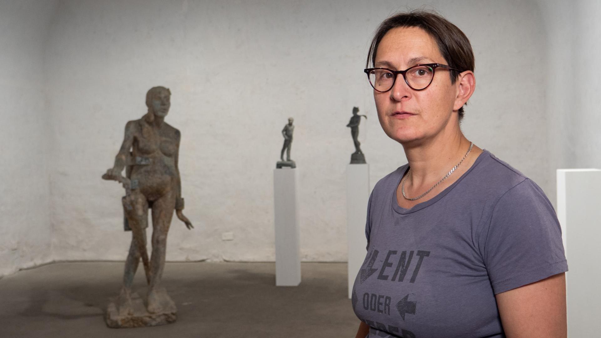 Die Oberwalliser Künstlerin Maya Graber präsentiert ihre Werke in der ...