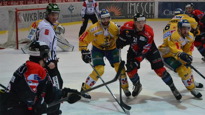 Der EHC Visp gleicht in der Halbfinalserie gegen Langenthal aus. Quelle ...