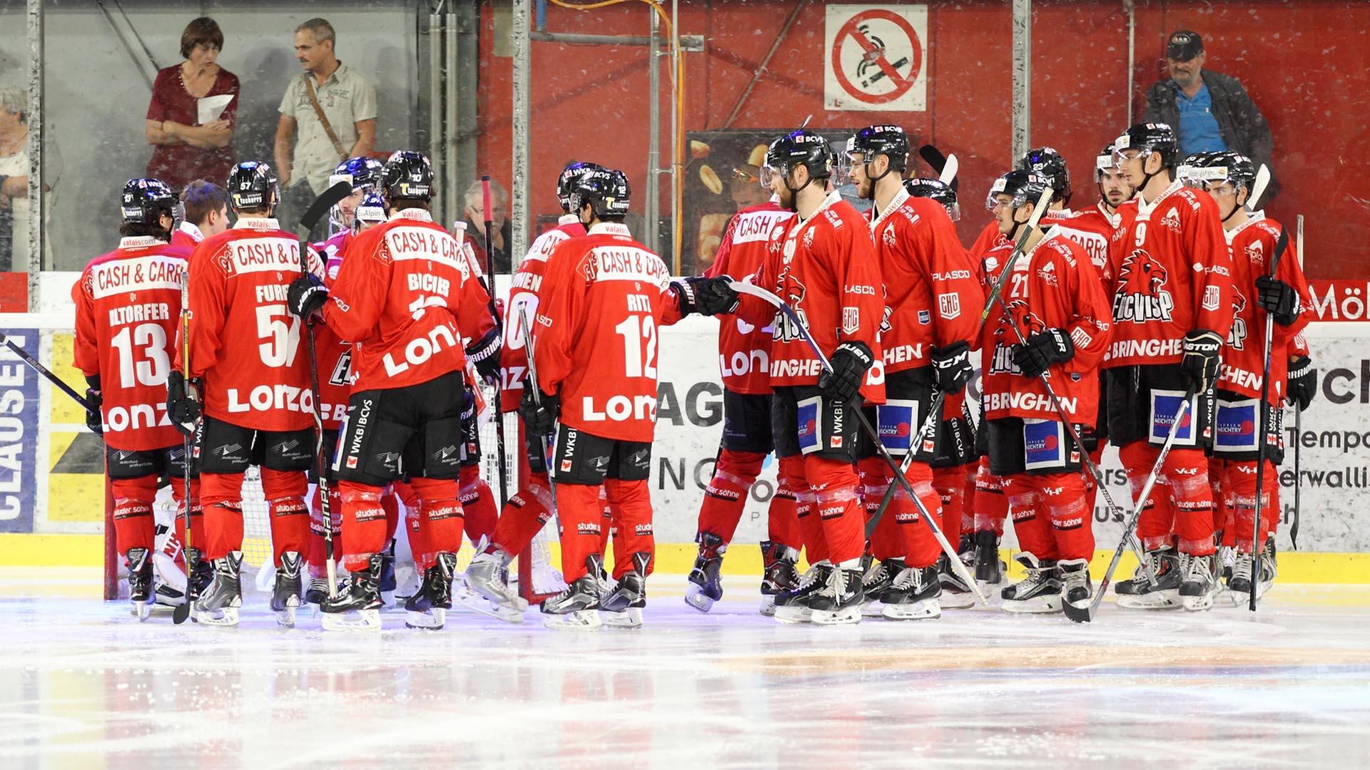 Am Freitag ist die Spielerpräsentation des EHC Visp in der Curlinghalle ...