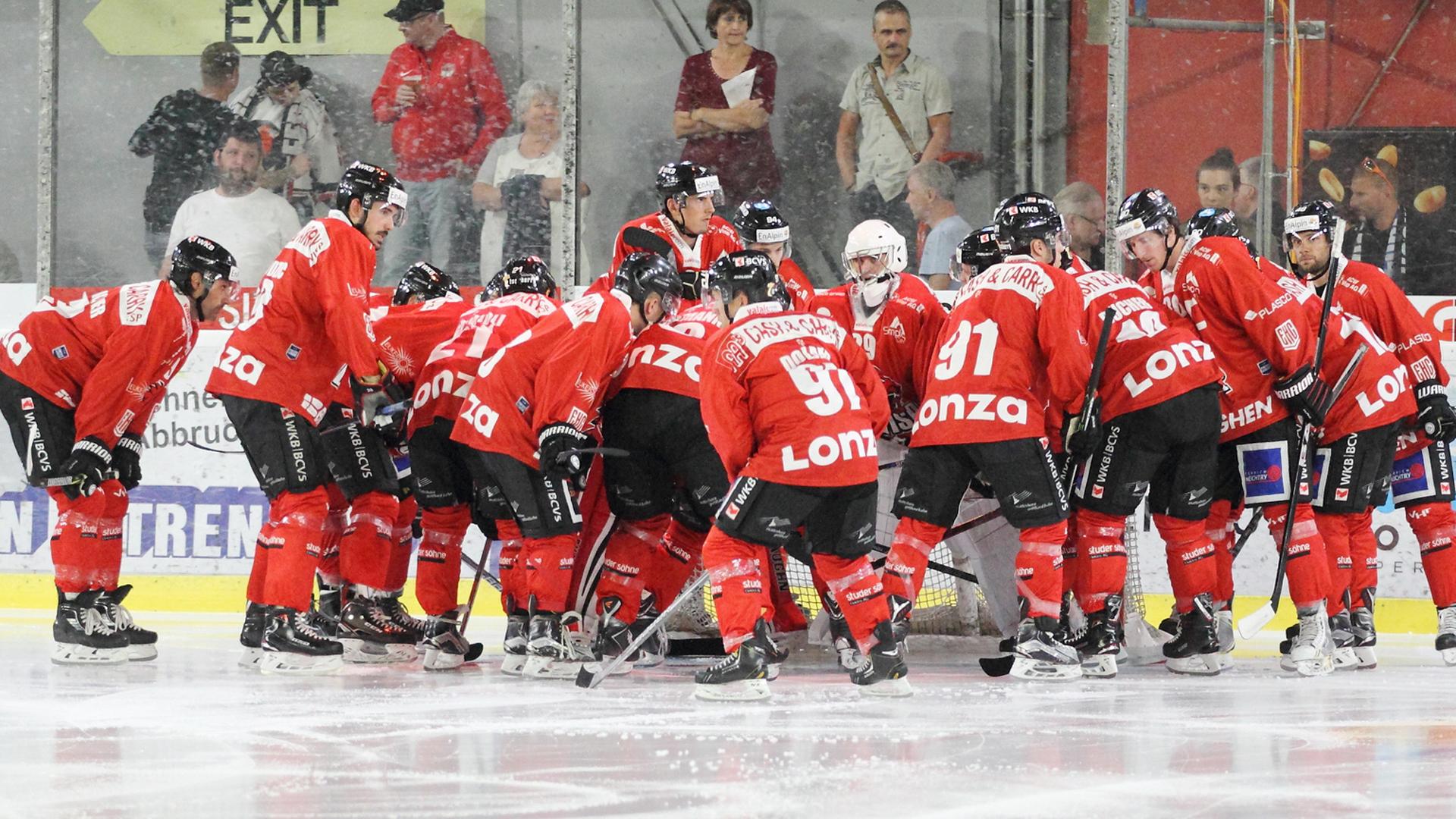 Der EHC Visp gewinnt in der Verlängerung 4:5 gegen den EHC Winterthur ...