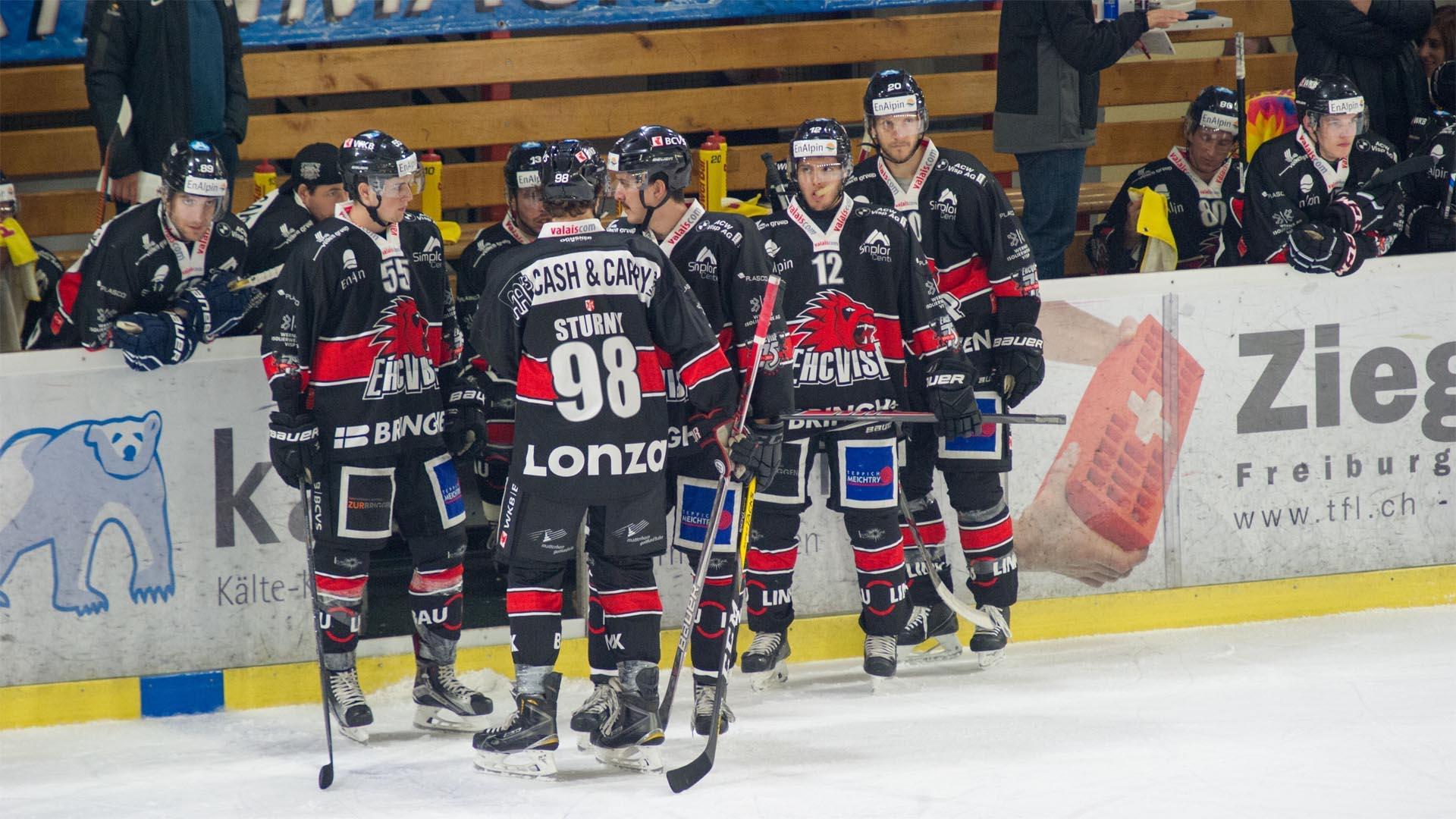 Der EHC Visp startet am 16. September auswärts gegen den SC Langenthal ...