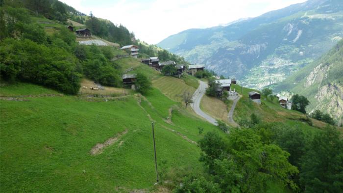 Unterwegs in der Gondel von Schalb nach Embd. Quelle: rro