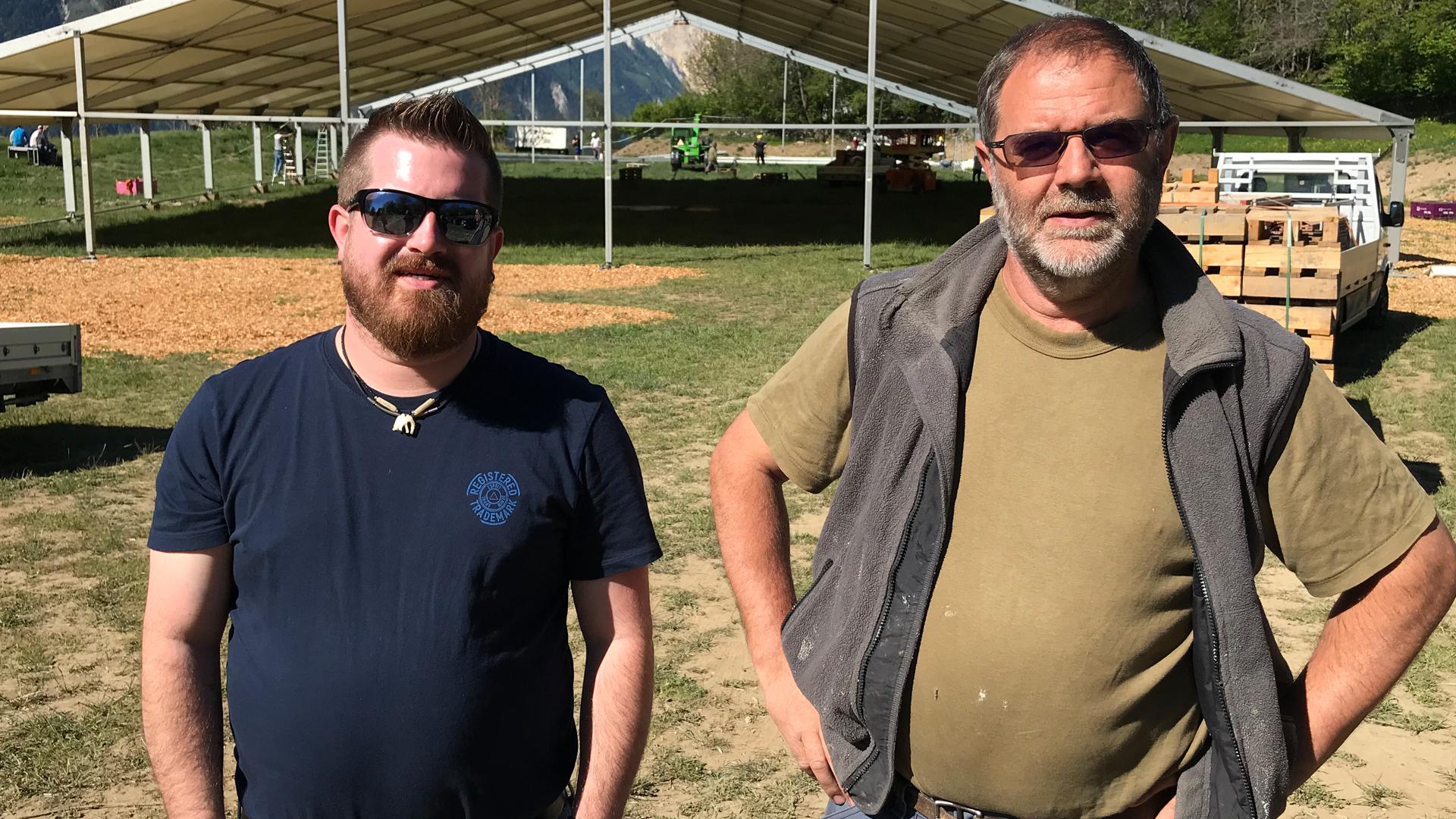 Daniel und Werner (l.) Locher sind beide im OK des diesjährigen ...