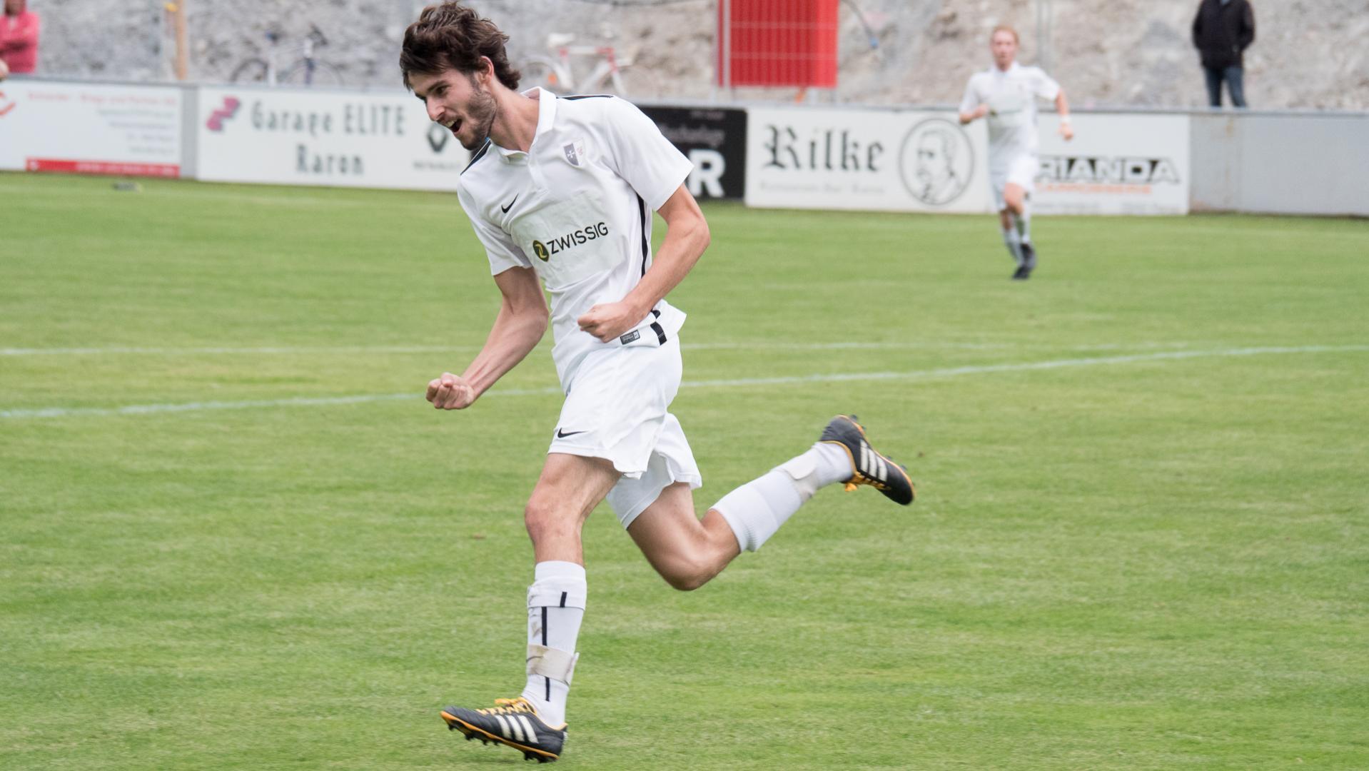Michael Borter erzielte den zweiten Treffer für den FC Salgesch zum 2:2 ...
