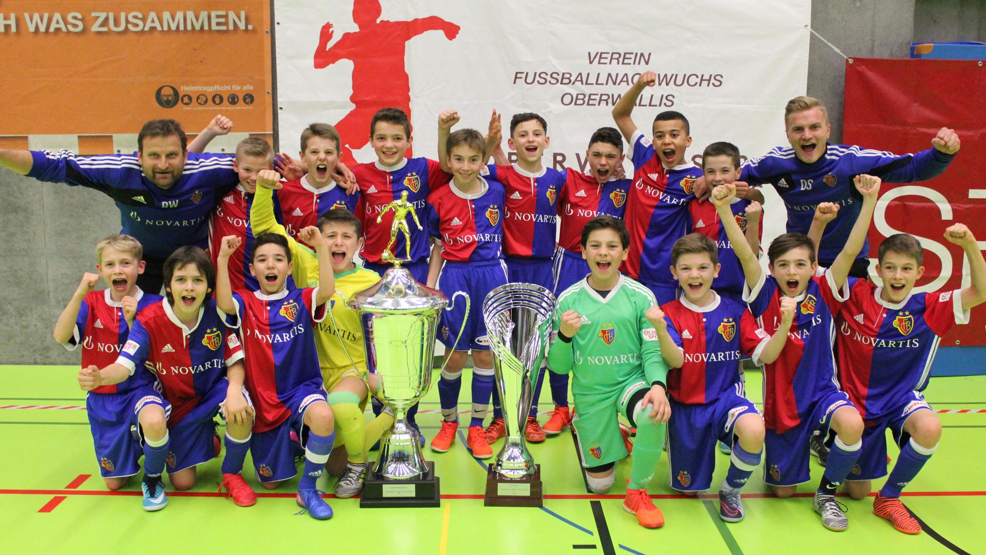 Die Junioren des FC Basel siegen in der Kategorie FE12 beim ...