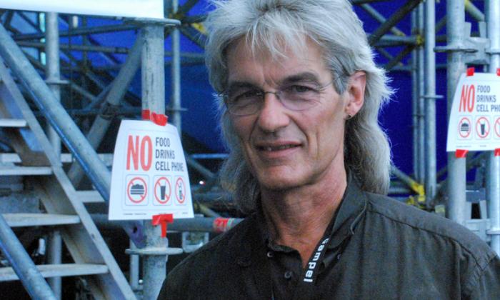 Der Stage Manager am Open Air Gampel zeigt sich erfreut über das ...