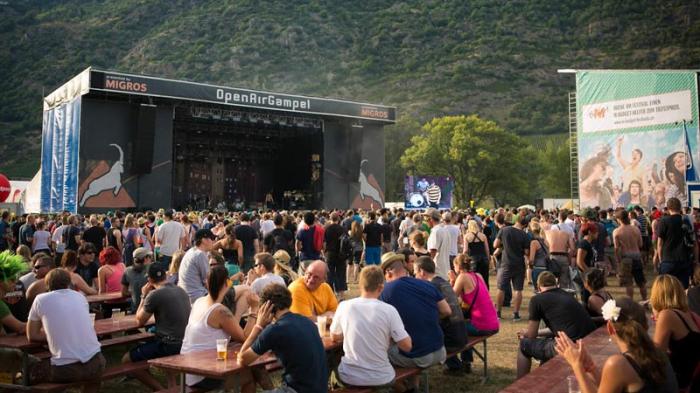 Die 28. Ausgabe des Openair Gampel wurde am Donnerstag offiziell ...
