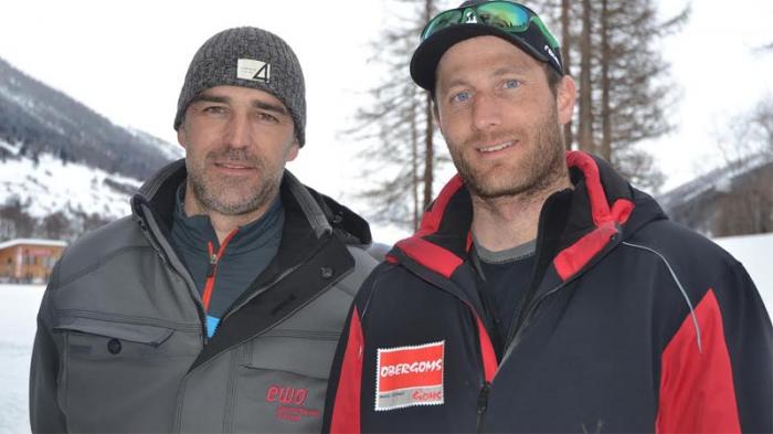 Alles bereit für den 44. Gommerlauf. Im Bild: Start- und Zielchef ...