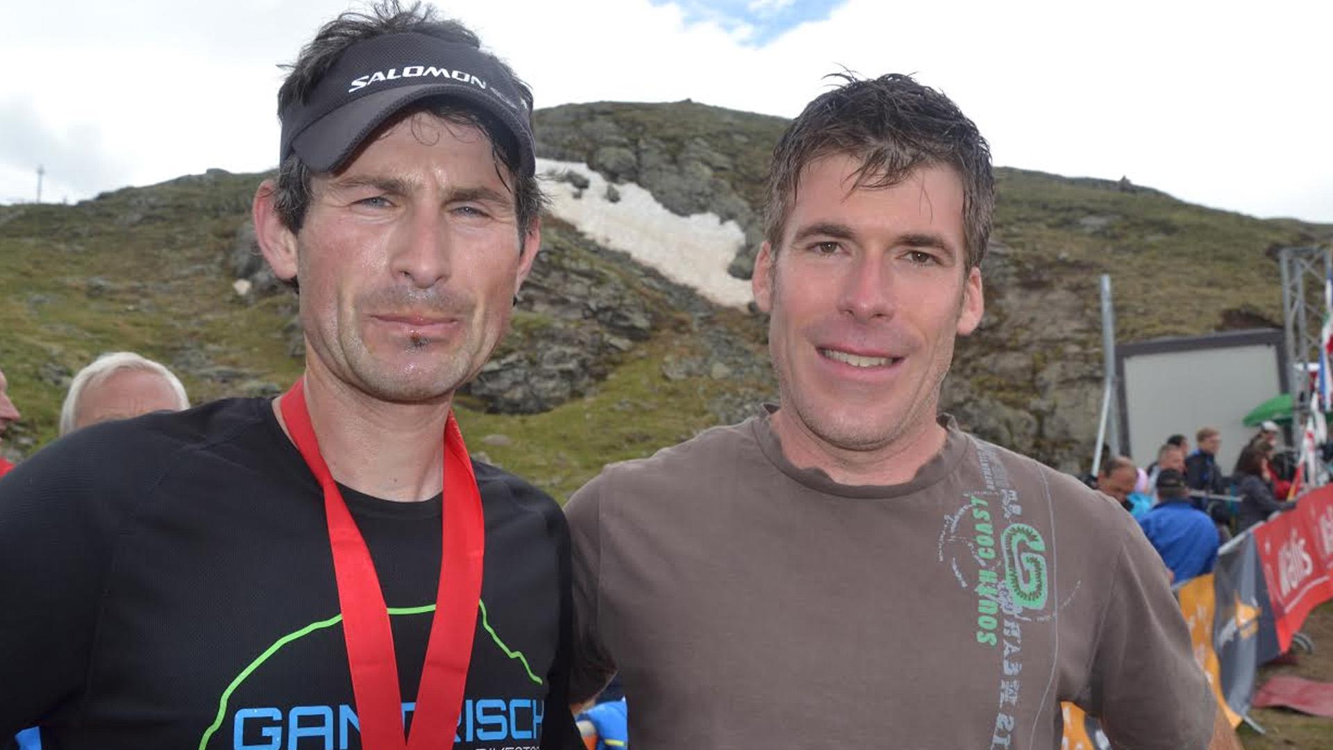 Den Staffelwettkampf am Gornergrat Zermatt Marathon gewann das Duo ...