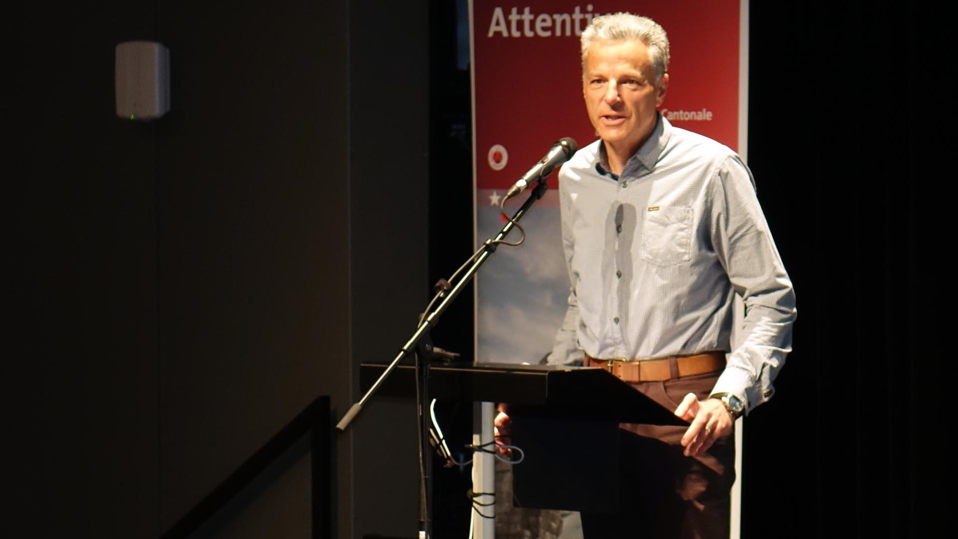 Als Referent an der öffentlichen Versammlung des Walliser Verbands der ...