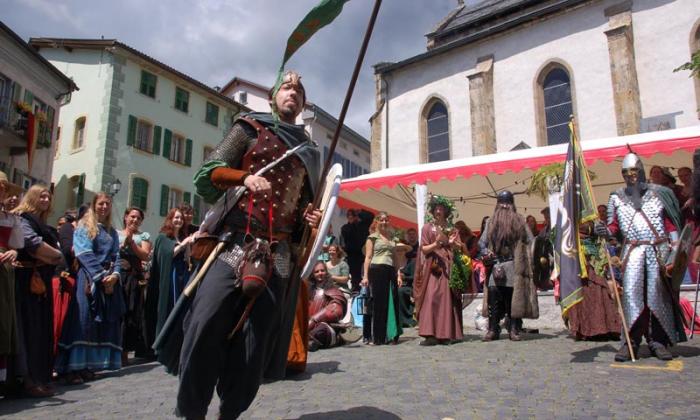 Zu sehen waren am Mittelerde-Fest Hobbits, Zwerge, Zauberer oder auch ...