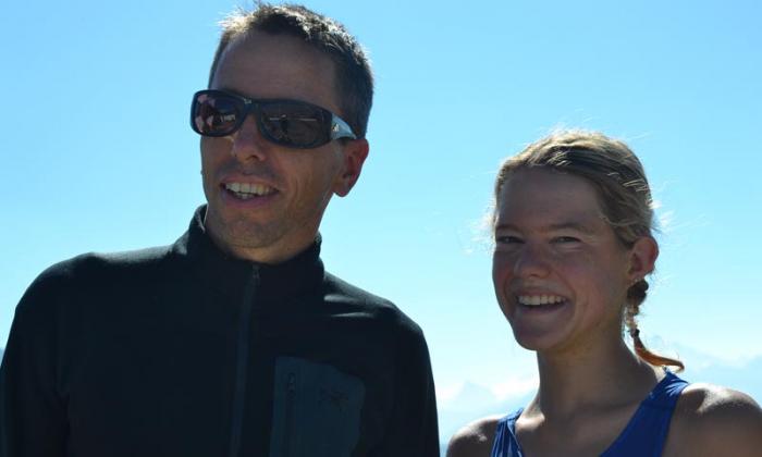 Yvo Kistler und Maya Chollet siegten am 12. Gemmi Triathlon Quelle: rro