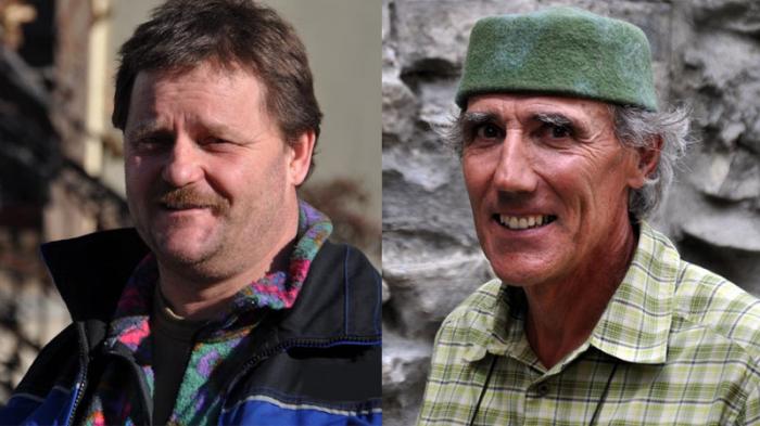 Titel 'Die kleinste Walliser Gemeinde": Willy Imhof, Präsident ...