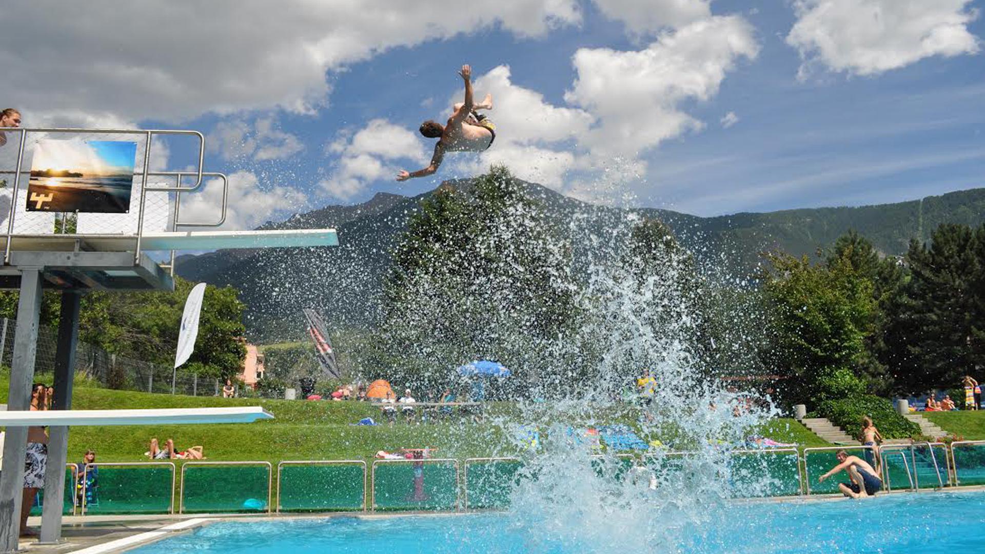 Beim dritten Sprungbrett Freestyle Contest am Samstag in der Bammatta ...
