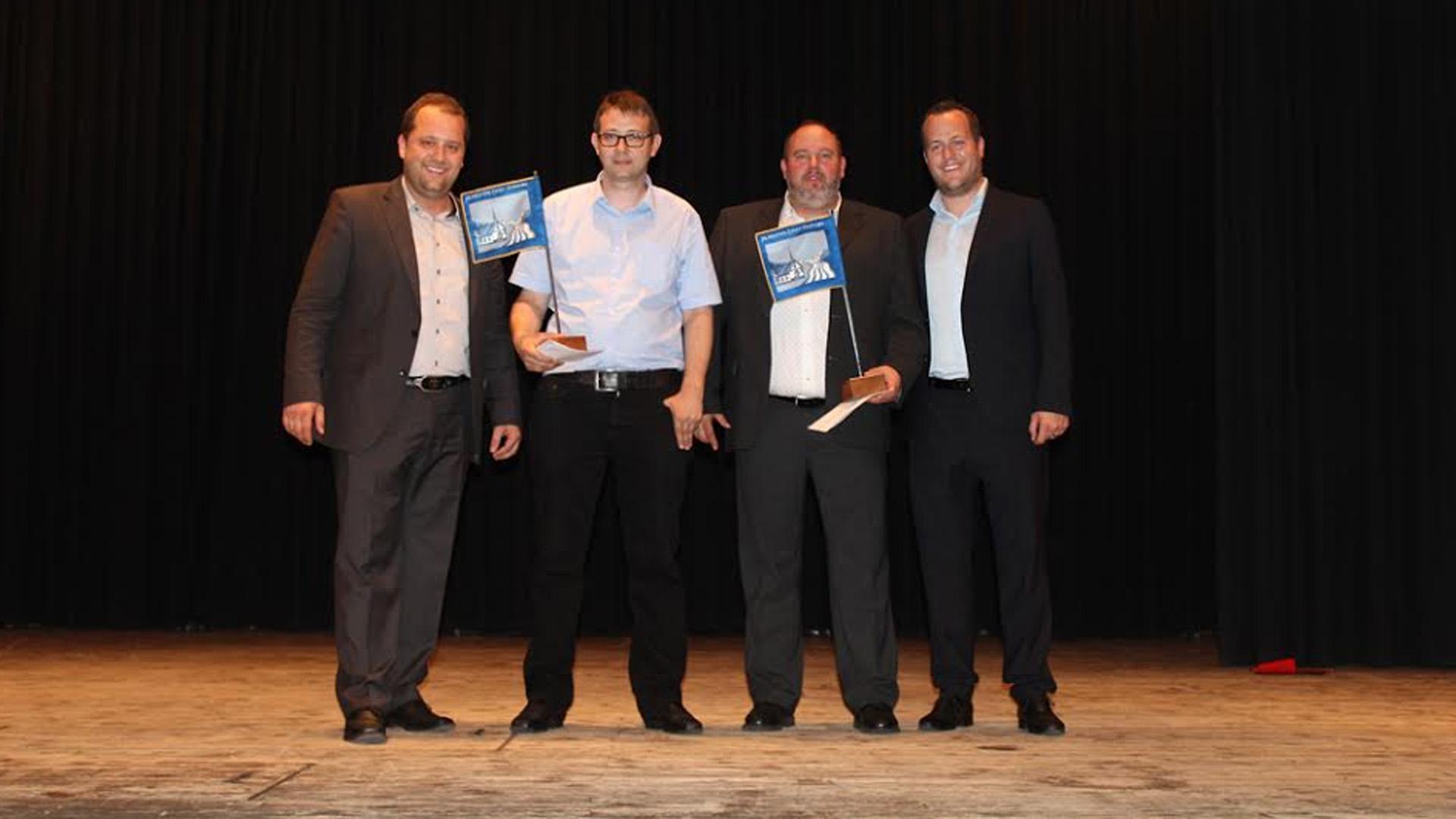 Burgertrüch in Naters: Burgerpräsident Michael Ruppen mit den ...