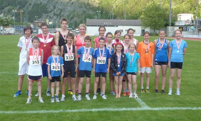 An der Oberwalliser Ausscheidung "Schnellster Schüler" am Mittwoch in ...