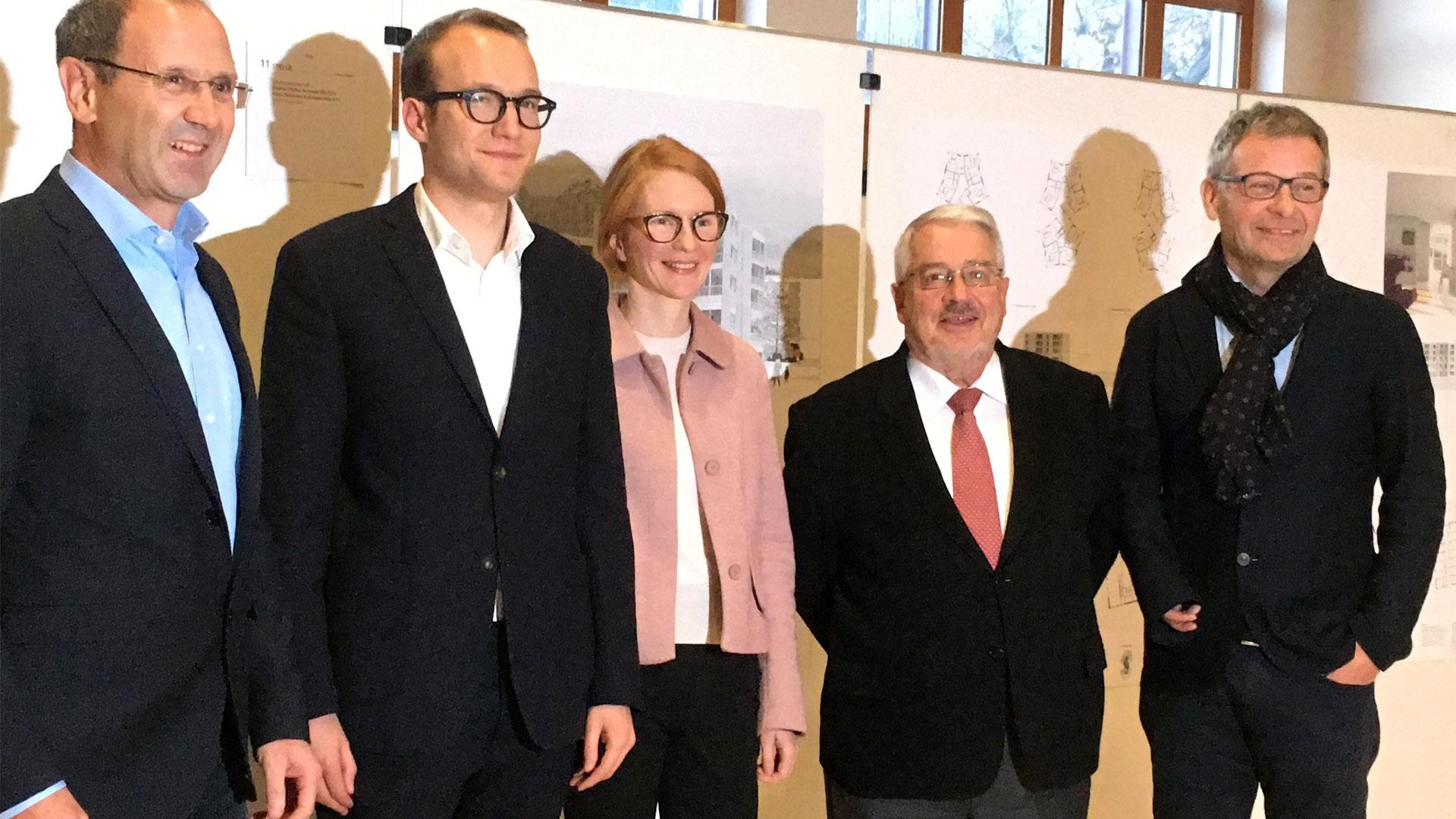 Freudentag im Seniorenzentrum Naters: Reinhard Venetz, Stephan Pfeiffer ...