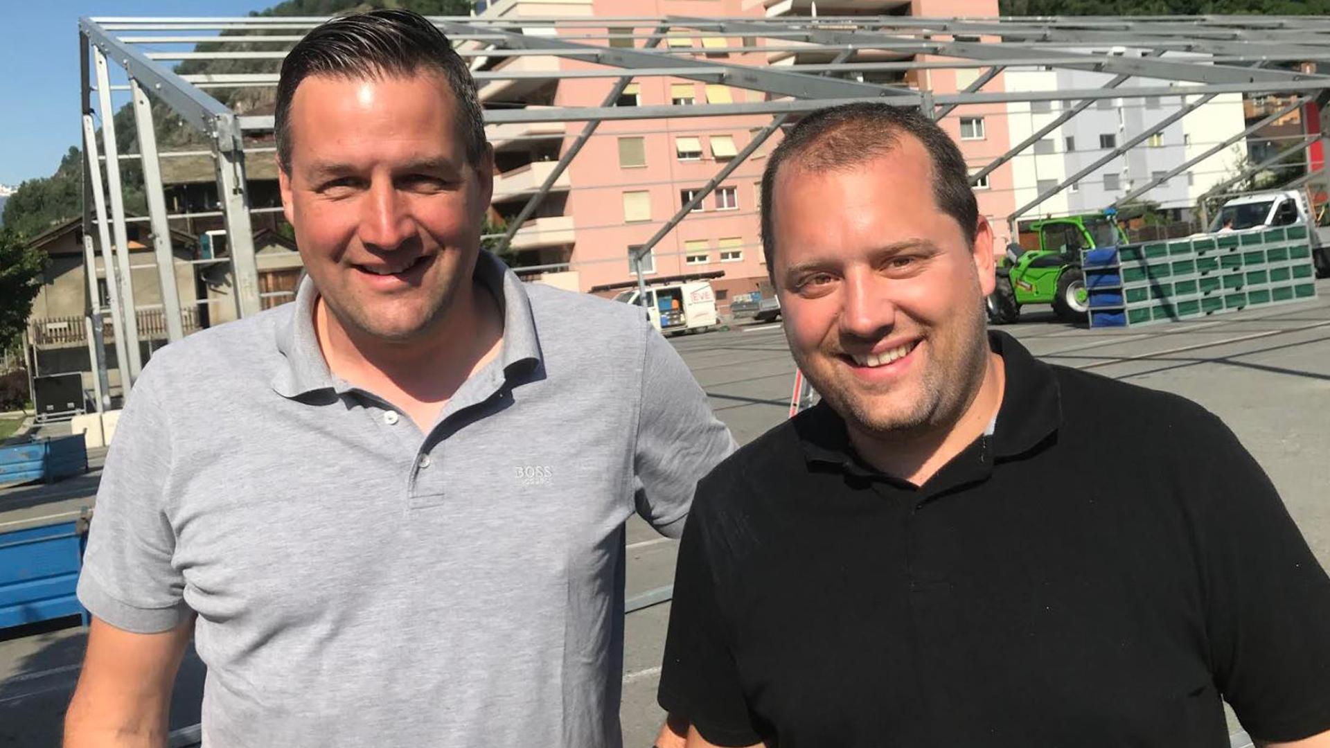 Gemäss Pascal Ruppen, OK-Vizepräsident (l.), und Michael Ruppen, OK ...