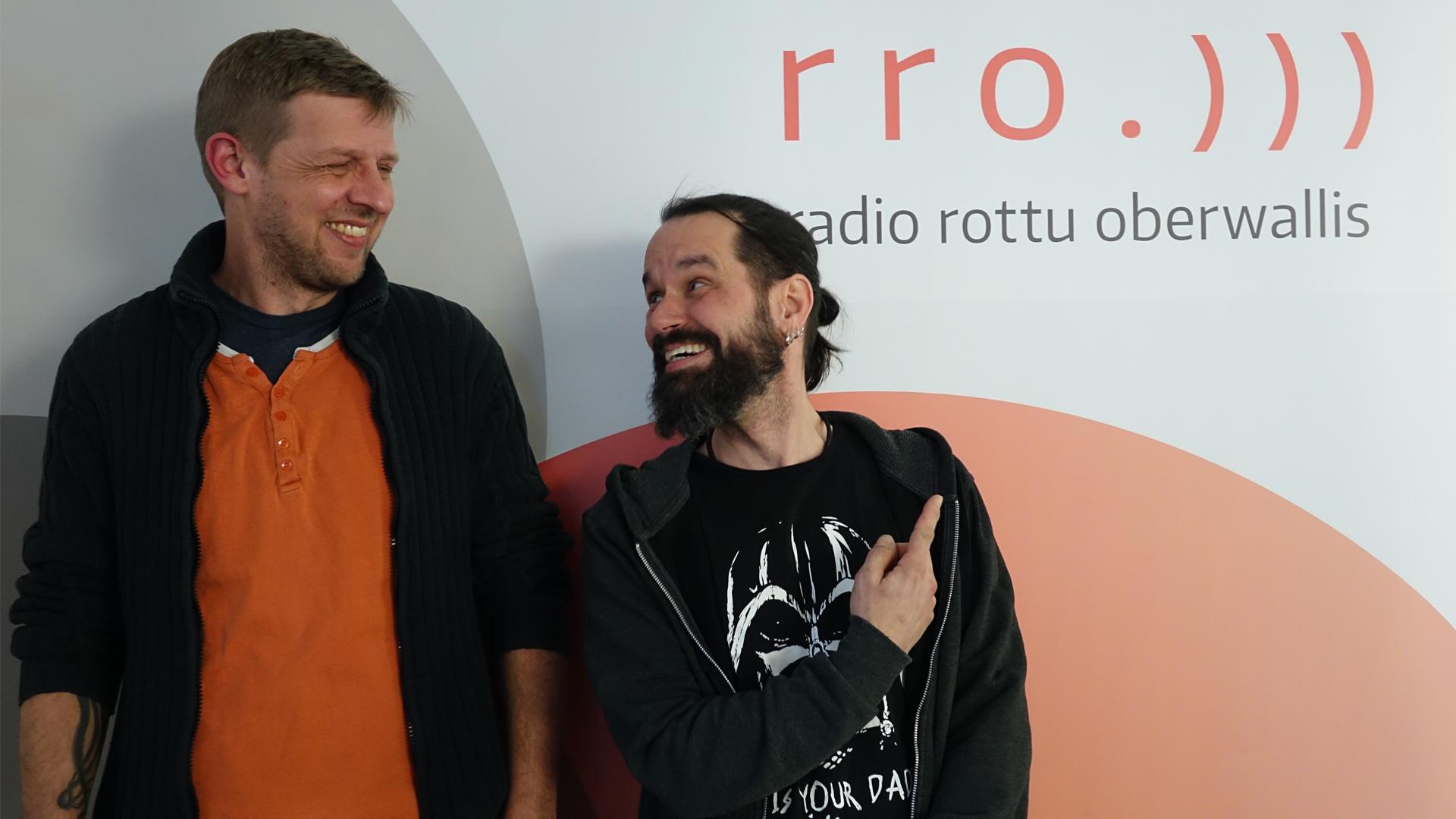 Ralph Miethig (l.) und Michael Andenmatten beschreiben die Musik ihrer ...