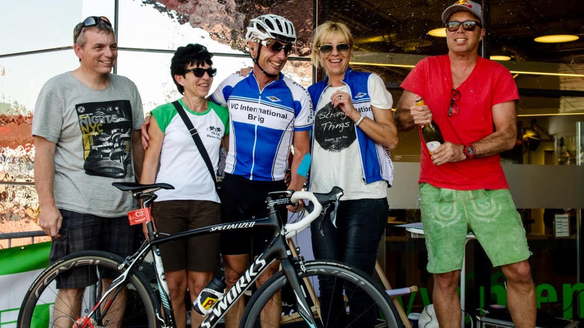 Hans-Peter Brunner vom Veloclub International fährt an der Ultra ...