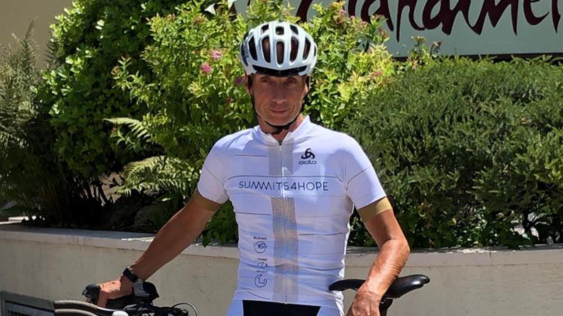 Hans-Peter Brunenr nahm am Wochenende am Ultracycling-Rennen in den ...