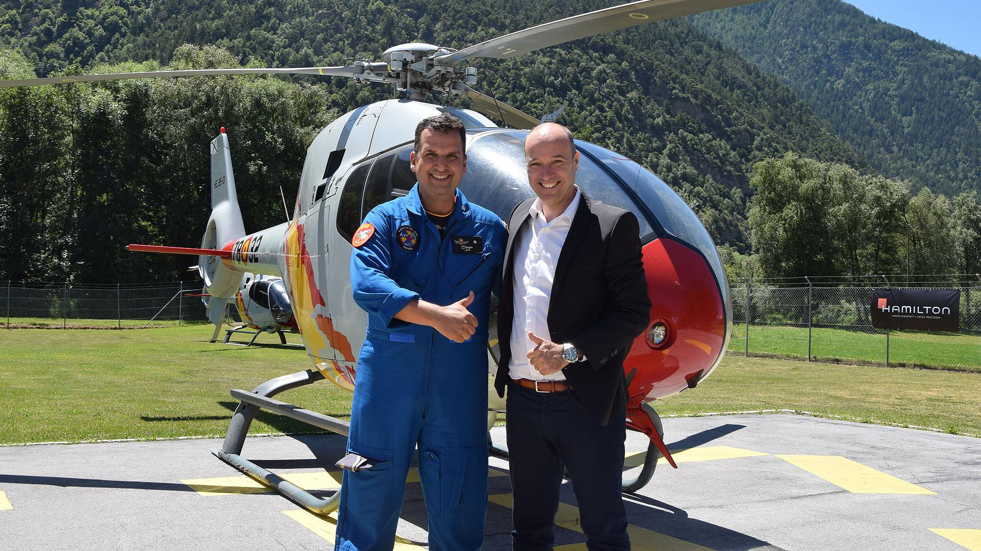 Hamilton Schweiz machte das Treffen zwischen der Air Zermatt und der ...