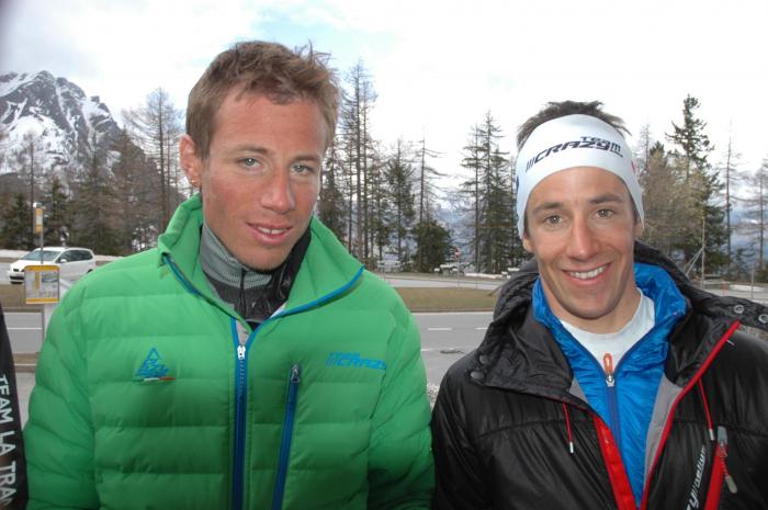 Bei den Herren kamen Martin Anthamatten und Florent Troillet ...