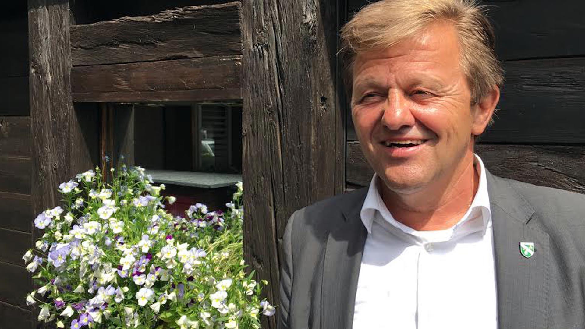 Bruno Ruppen, Gemeindepräsident von Saas-Grund, freut sich auf das ...