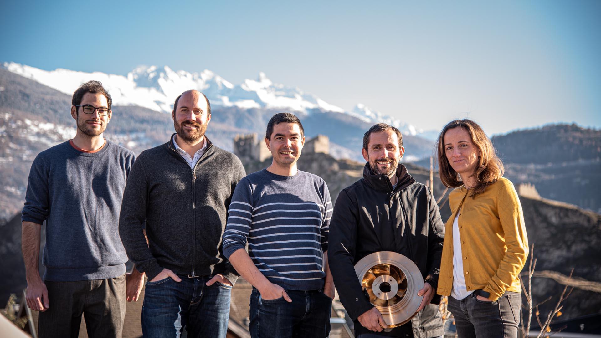 Daniel Biner, Olivier Pacot, Vlad Hasmatuchi, Jean Decaix und Cécile ...