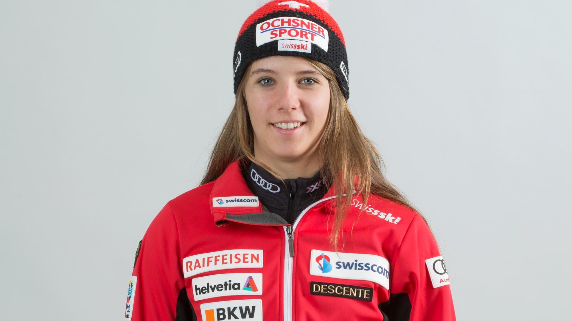 Die 17-jährige Walliserin Camille Rast fährt am Montagabend im Slalom ...