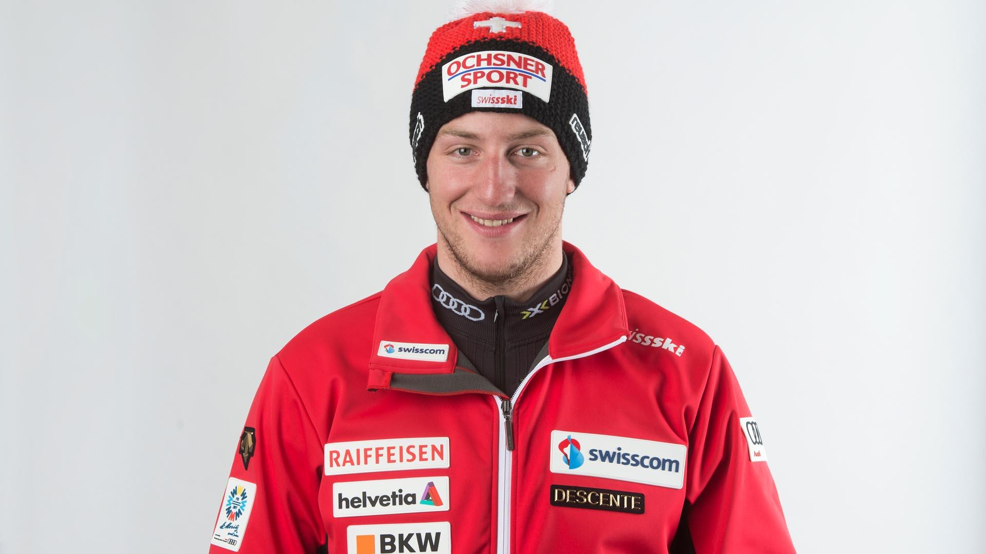 Der Skirennprofi Justin Murisier fällt aufgrund eines Kreuzbandrisses ...