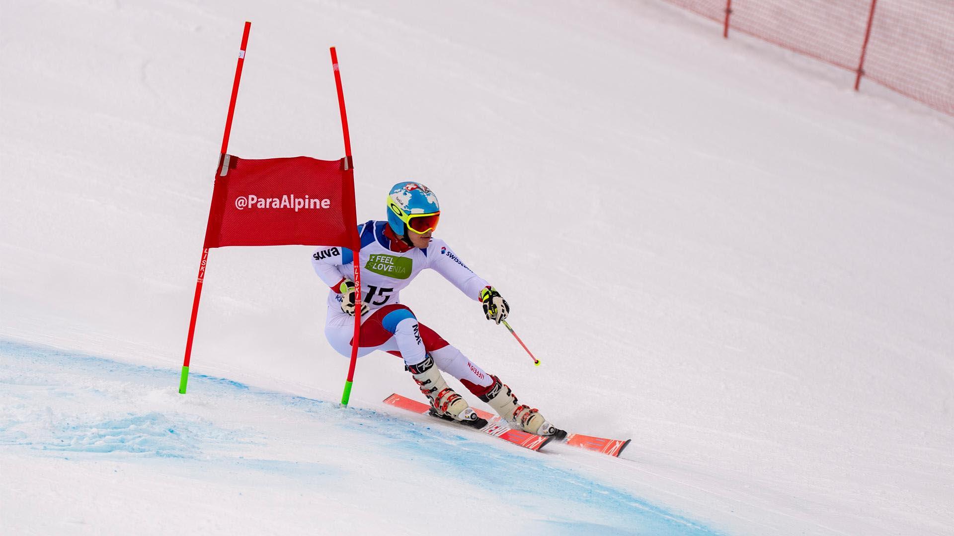 Der Walliser Théo Gmür ist Weltmeister in der Abfahrt an der World Para ...