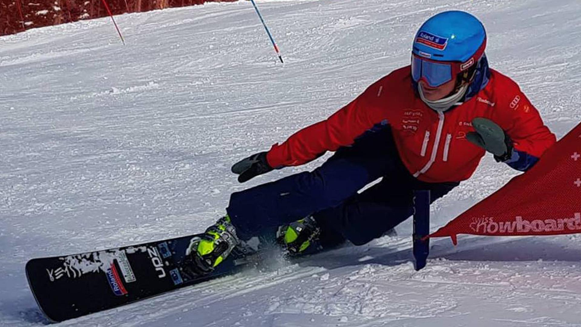 Beim Weltcup Parallel-Slalom in China zeigt Patrizia Kummer mit dem 4 ...