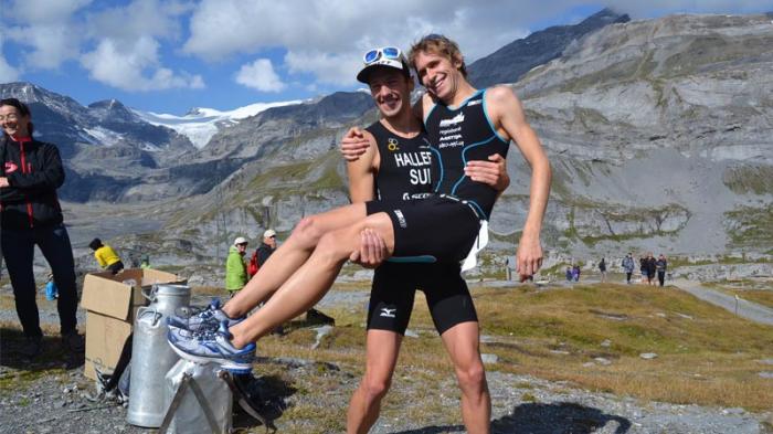 Bei den Herren siegte Micha Güdel vor Adrian Haller. Quelle: rro