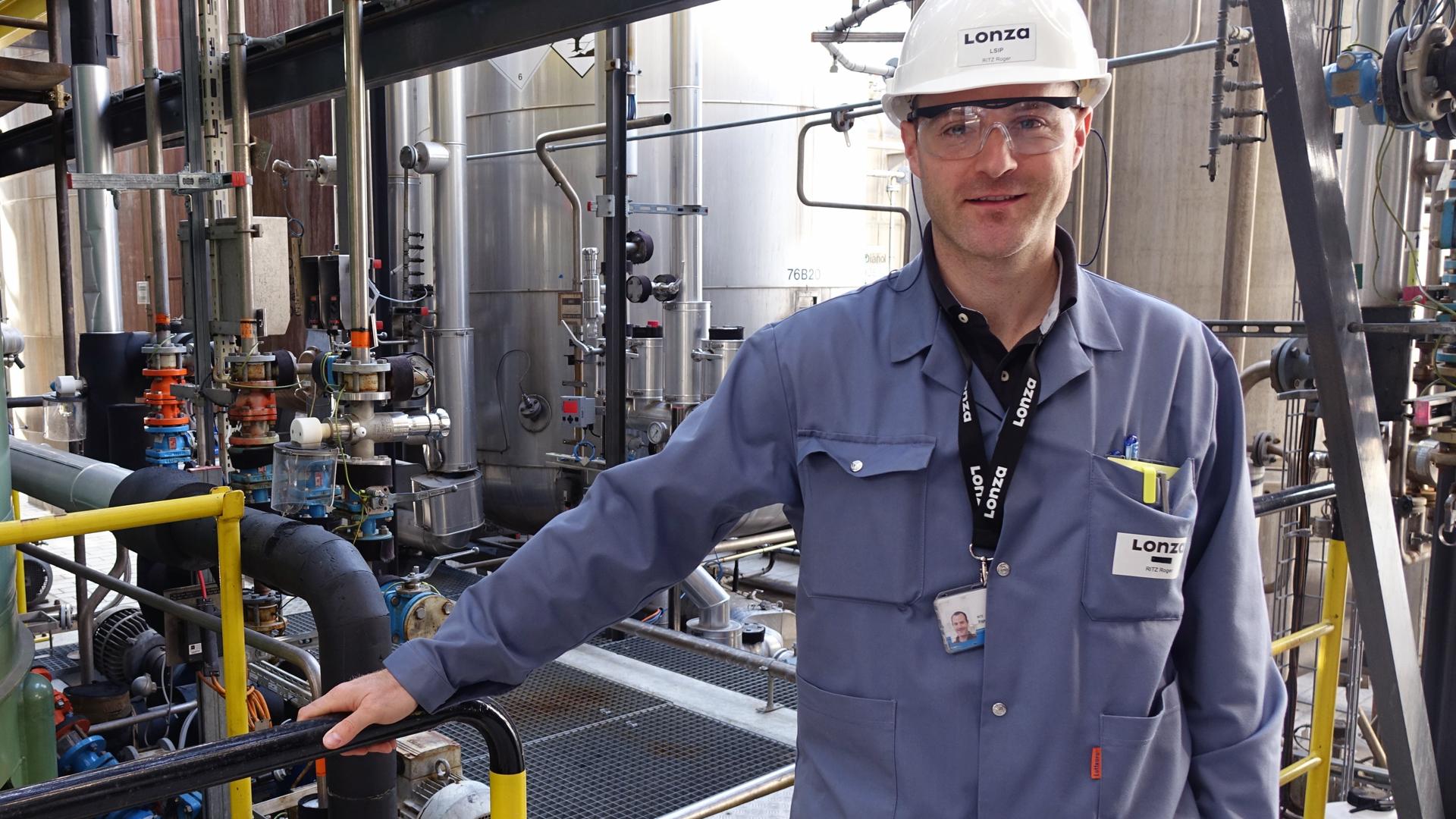 Roger Ritz, Mitglied der Standortleitung und Leiter Produktion, weiss ...