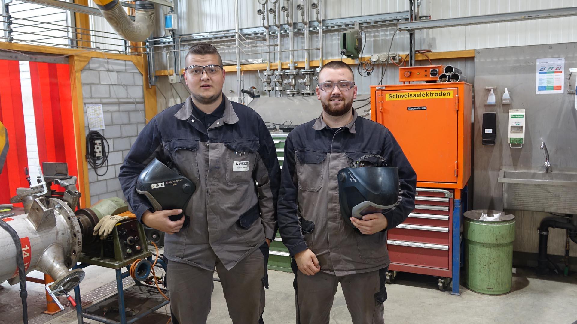 Die Lonza hat mit Michael Furrer (l.) und Severin Seiler zwei ...