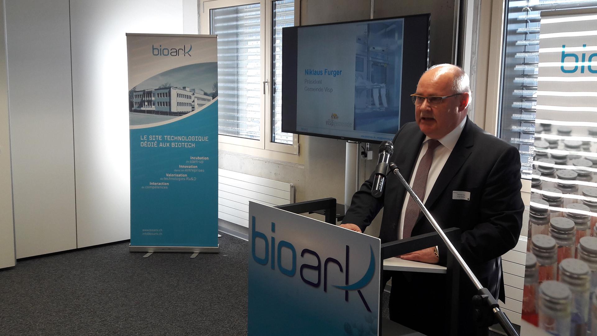 Am Mittwoch eröffnete der Visper Gemeindepräsident Niklaus Furger den ...