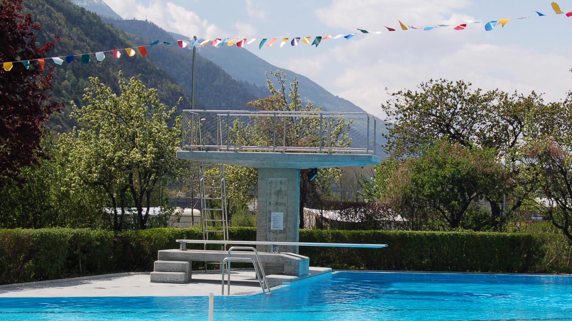 Das Schwimmbad Visp ist startklar für die neue Badesaison. Quelle: rro ...