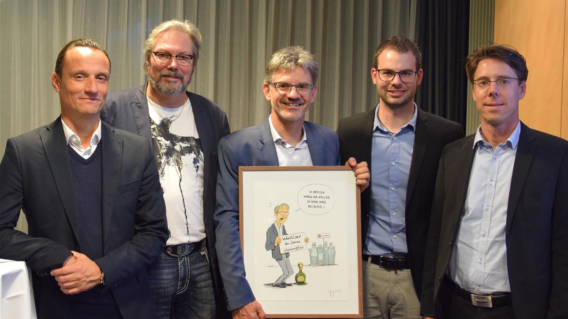 Das Wirtschafts- und Kulturnetzwerk Plenum VS wählte Daniel Kehl (M ...