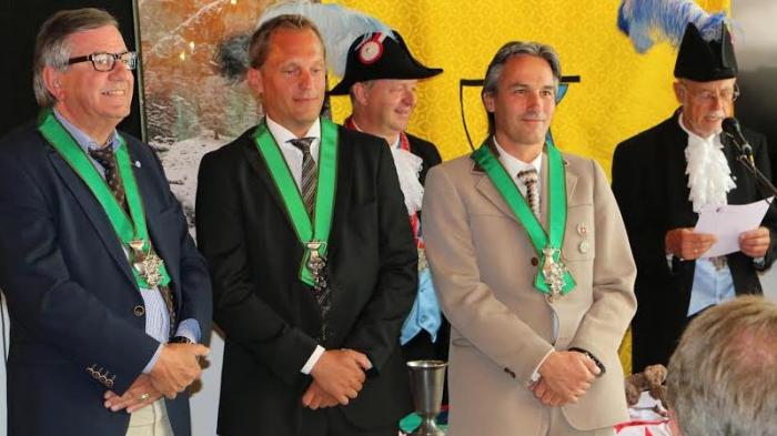 Inthronisation der neuen Ordensritter Viktor Borter, Yves Allegro und ...